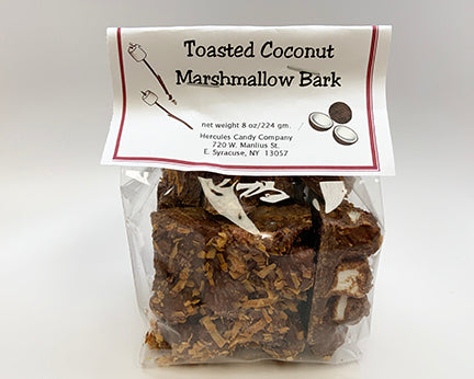 Toasted Coconut Marshmallow Bark – Hercules Candy and Chocolate Shop
