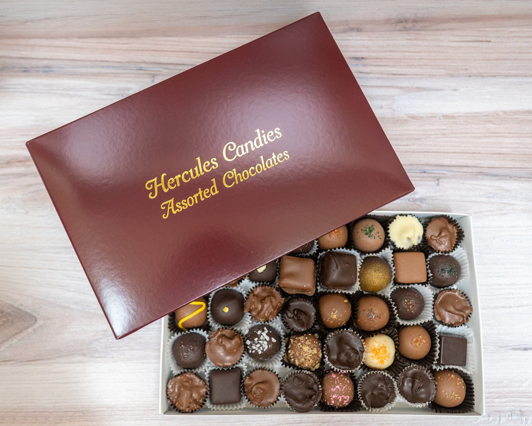 Assorted Chocolates 1 Lb – Hercules Candy and Chocolate Shop