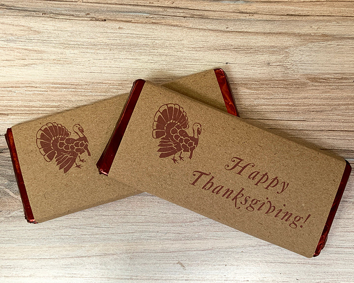 Large Happy Thanksgiving candy bar – Hercules Candy and Chocolate Shop