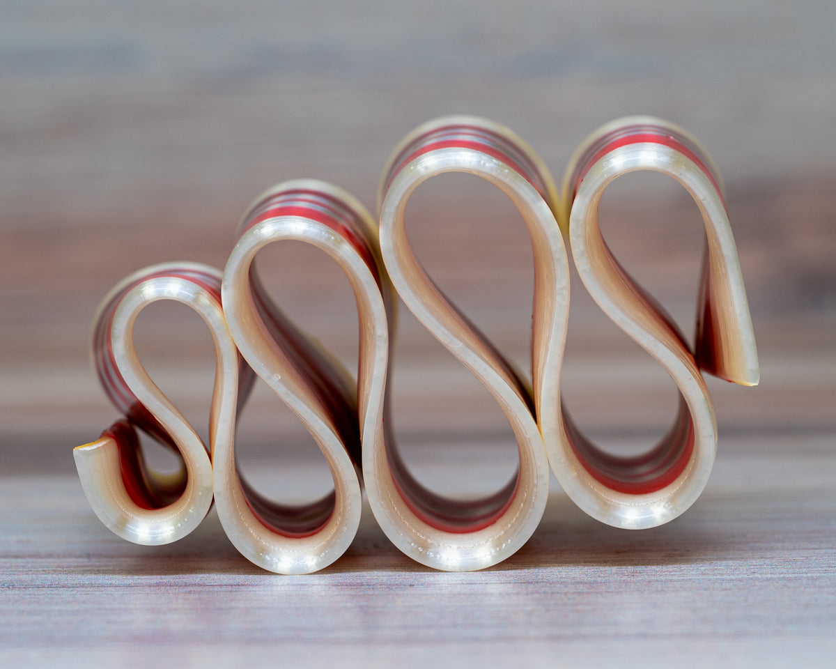 Peppermint Ribbon Candy, chocolate filled – Hercules Candy and ...